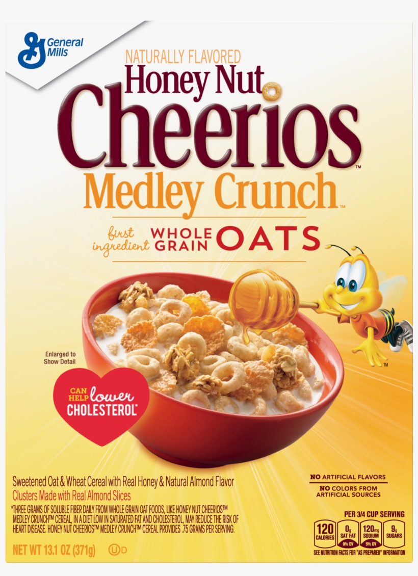 Cheerios Breakfast Cereal, Honey Nut Cheerios Medley - Honey Nut ...