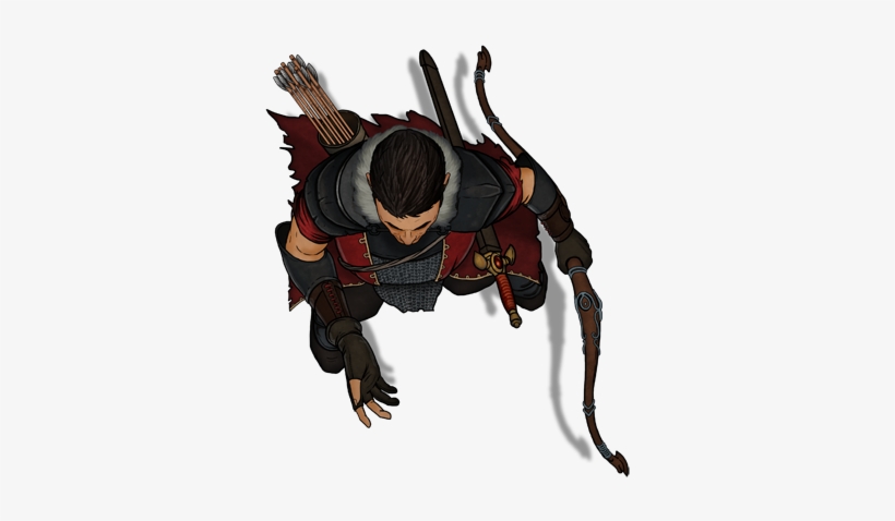 Undead Clipart Archer - Rpg Token Archer Transparent PNG - 400x398 ...
