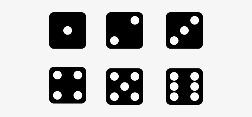 Dice One Two Three Four Five Six Transparent PNG - 500x303 - Free ...