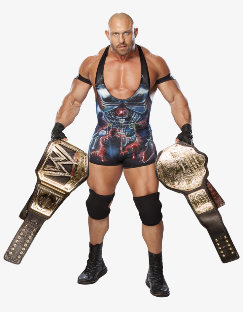 Ryback Wwe World Heavyweight Champion By The Rocker - Ryback With Wwe Championship Transparent ...