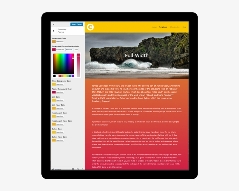 Customizer Color Gradients - Color Transparent PNG - 600x636 - Free ...
