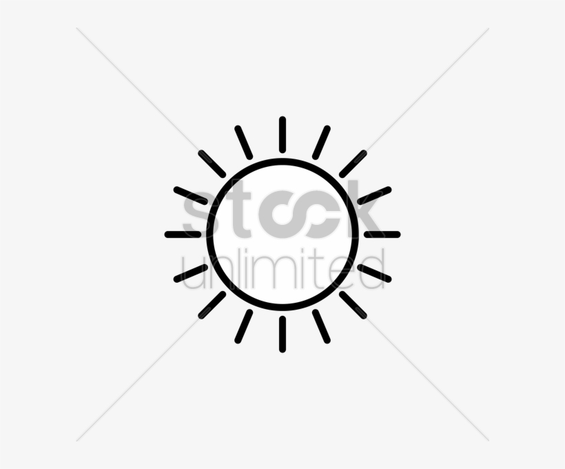 Download Sun Vector Outline Clipart Clip Art Illustration - Minimalist ...