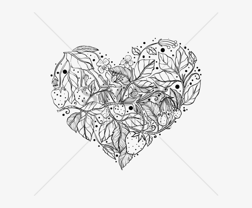 Intricate Heart Design Vector Image - Intricate Heart Design ...