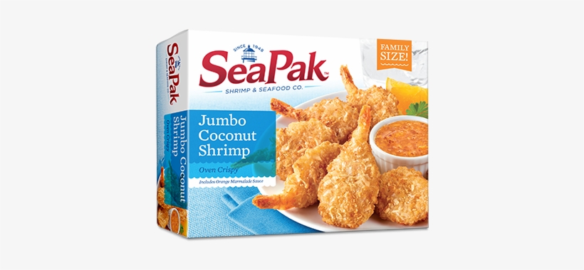 Jumbo Coconut Shrimp - Seapak Coconut Shrimp Transparent PNG - 410x380 ...