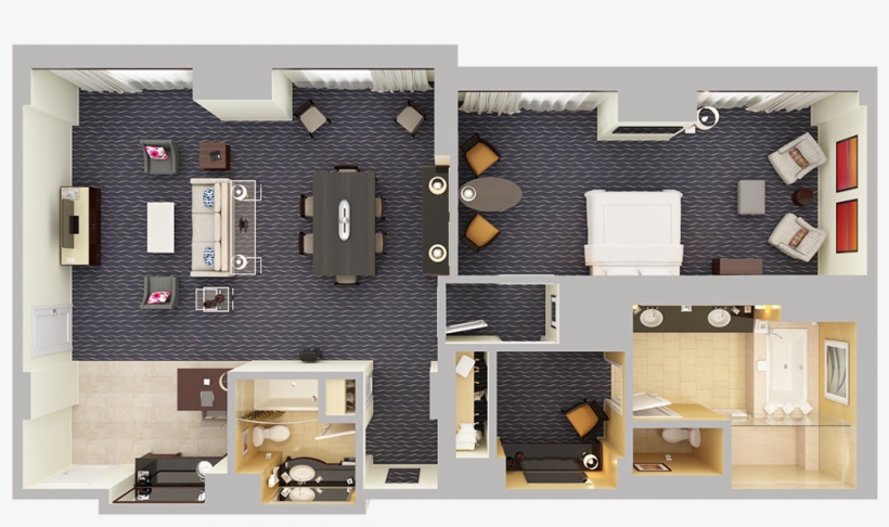 Signature Suite - Floor Plan Transparent PNG - 1024x768 - Free Download ...