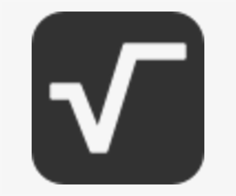 Square Root Symbol Logo Transparent PNG - 600x600 - Free Download on ...