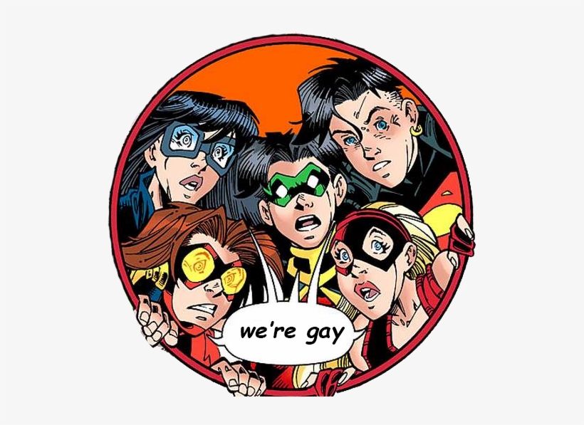 Minotar Tim Drake Bart Allen Cassie Sandsmark Kon-el - Cartoon ...