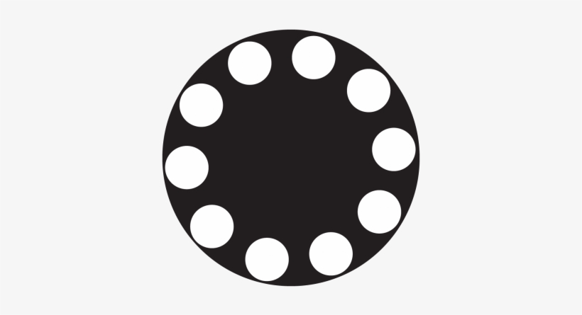 10 Circle Dots Metal Gobo - Portable Network Graphics Transparent PNG ...