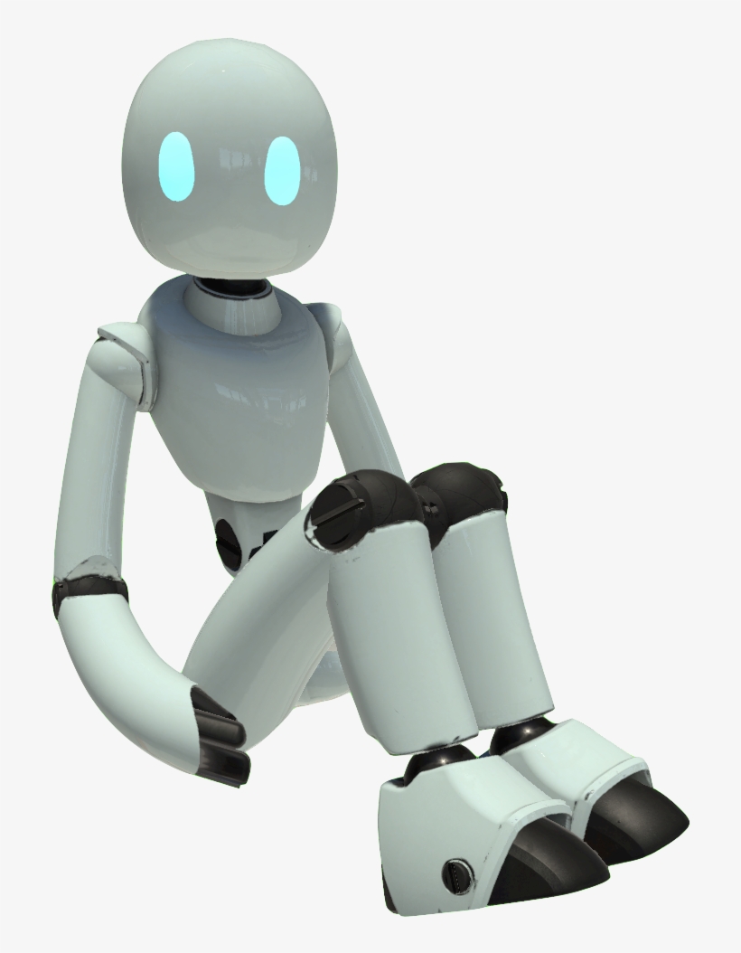 Advanced Robotics - Sitting Robot Png Transparent PNG - 754x1009 - Free ...