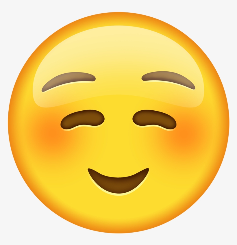 Blush Emoji Transparent PNG - 900x900 - Free Download on NicePNG