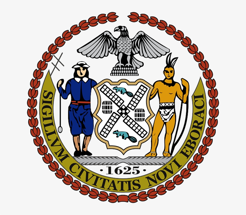 Seal, New, City, Flower, Circle, Eagle, Border - New York County Seals ...