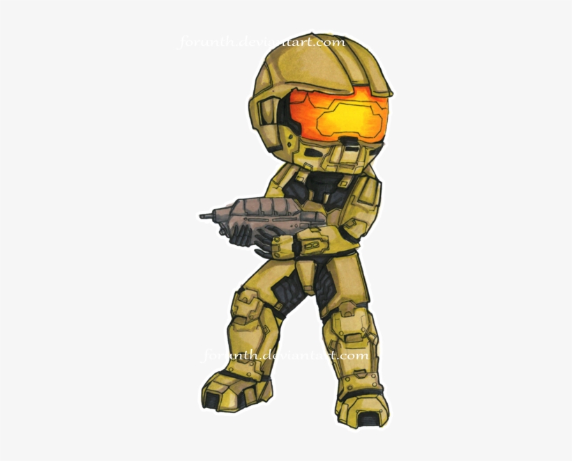 Drawing Chibi Master Chief