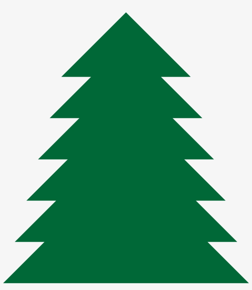 Pine Tree Clipart A Simple Green Tree - Simple Pine Tree Clipart ...