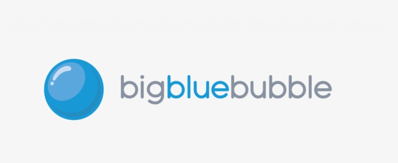 Big Blue Bubble Logo - Electric Blue Transparent PNG - 1024x370 - Free ...