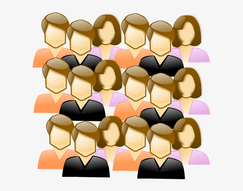 Small - Crowds Clip Art Transparent PNG - 600x567 - Free Download on NicePNG
