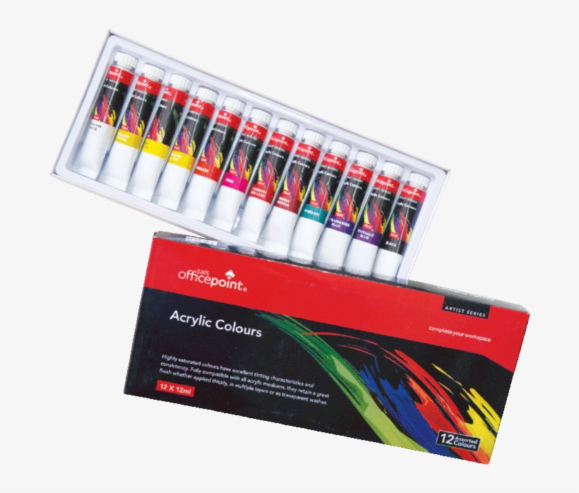 Acrylic Paint Set - Graphic Design Transparent PNG - 800x764 - Free ...