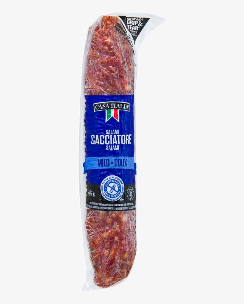 Packaging For Casa Italia Cacciatore Salami - Cacciatore Transparent ...