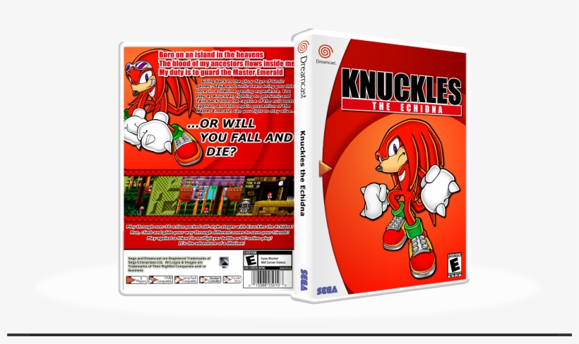 Knuckles The Echidna Box Cover - Great Eastern Entertainment Ge57718 ...