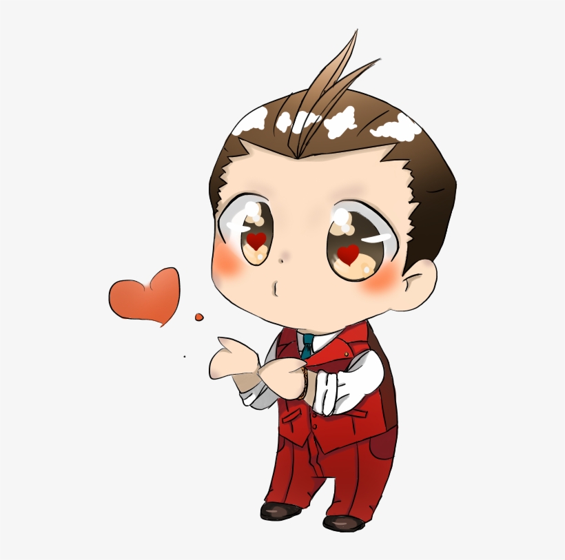 Apollo Justice Drawing By Me - Cartoon Transparent PNG - 768x1024 ...