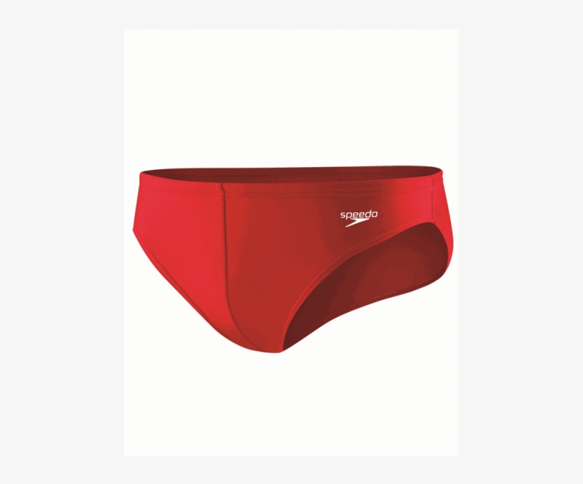 Speedo 7300165-611 Solar 1 Inch Brief Us Red - Briefs Transparent PNG ...