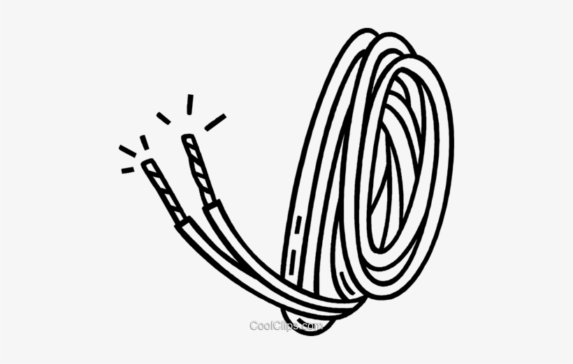 Speaker Wire Royalty Free Vector Clip Art Illustration - Wire Clip Art ...