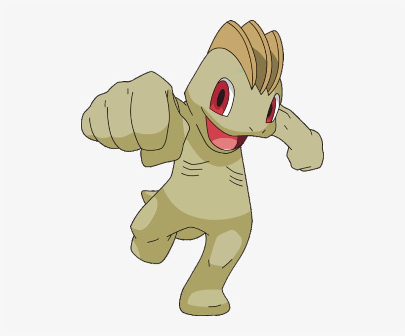 Machop - Pokemon Machop Transparent PNG - 492x600 - Free Download on NicePNG