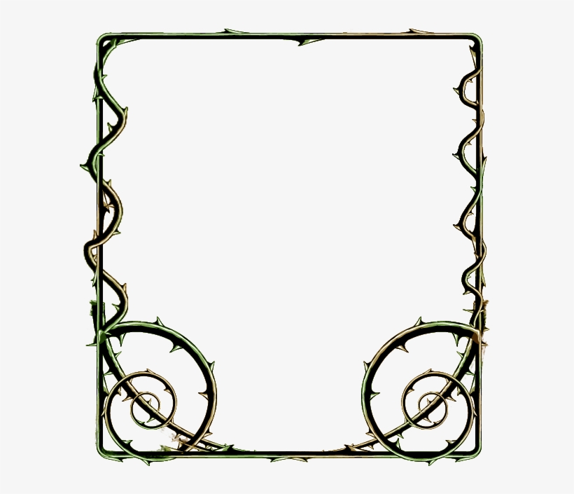 Download Thorn Vine Border - Thorn Border - HD Transparent PNG ...