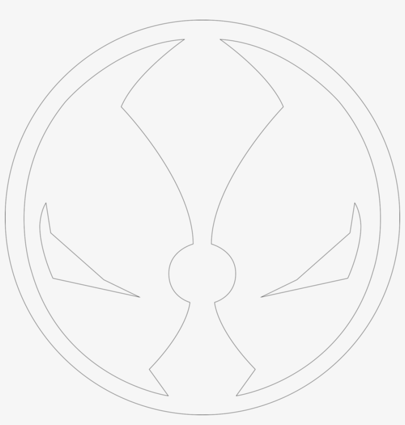 Spawn Symbol Outline By Mr-droy - Circle Transparent PNG - 893x894 ...