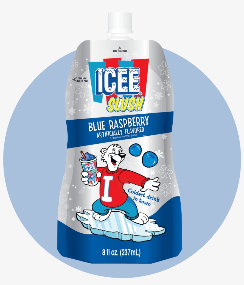 Icee® Pouches Are Currently Available In 4 Delicious - Icee Slush, Blue ...
