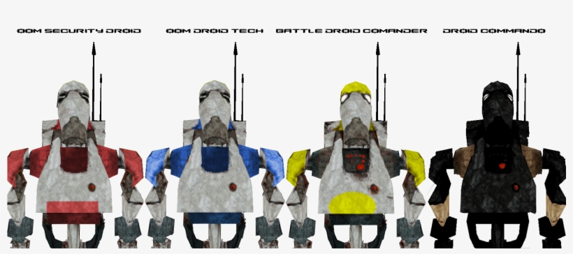 Original) - Star Wars Republic Battle Droids Transparent PNG ...