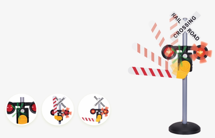 Motion Activated Talking Rr Crossing Sign - Railroad Crossing Sign With ...