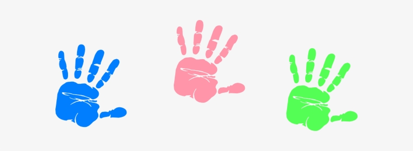 Hand Prints Hi Black Handprint - Clipart Hand Prints Transparent ...