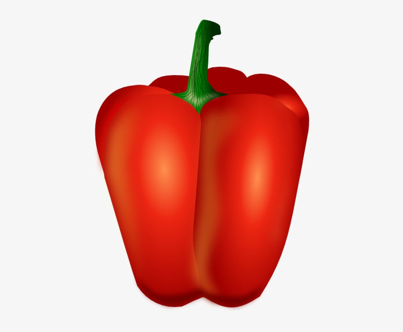 Pepper Clip Art - Animated Red Bell Pepper Transparent PNG - 438x596 ...