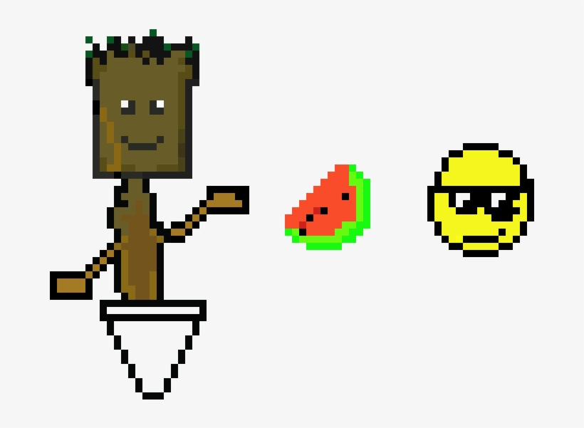 Baby Groot,watermelon,emoji - Groot Emoji Transparent PNG - 730x530 ...