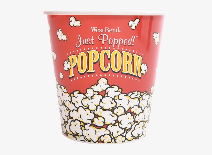 Red Popcorn Bucket - Popcorn Bucket, 3-quart Transparent PNG ...