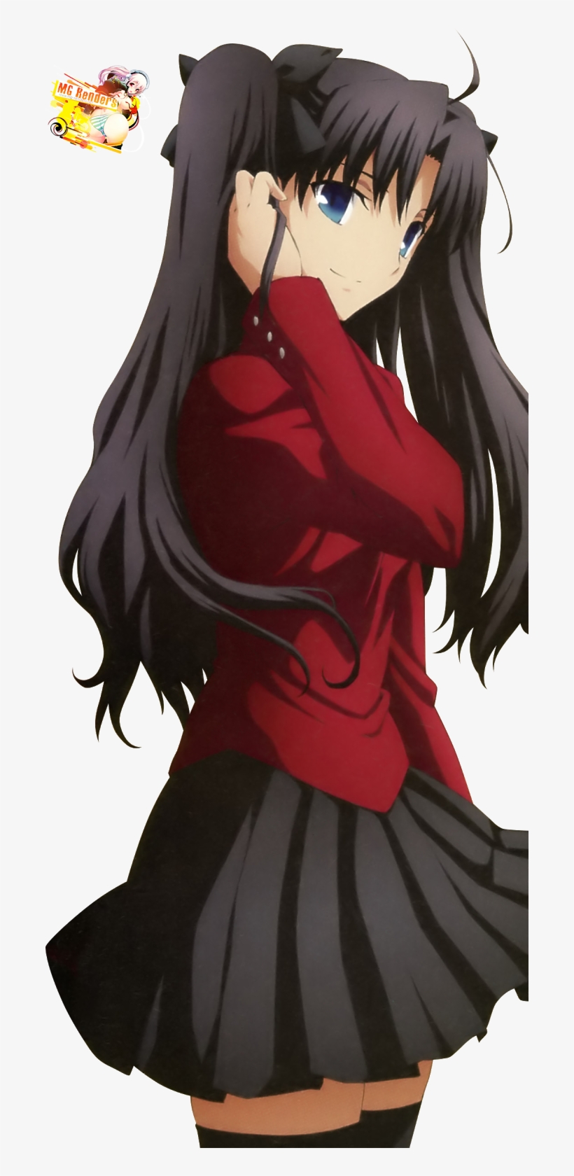 Tohsaka Rin Render - Anime Transparent PNG - 690x1600 - Free Download ...
