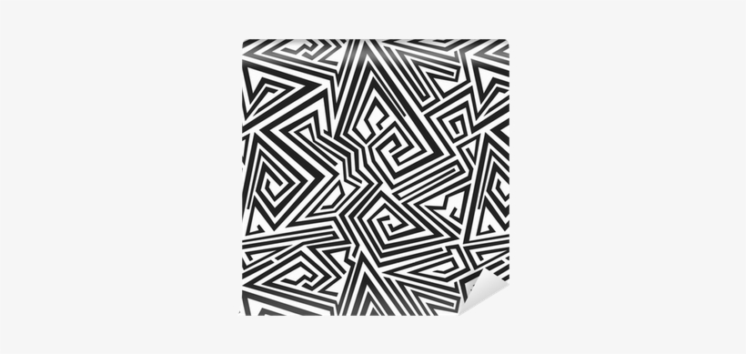 Monochrome Spiral Lines Seamless Pattern Wallpaper - Spiral Line ...