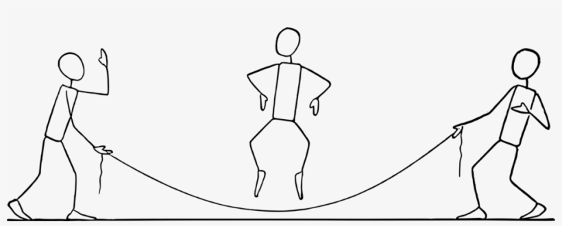 Jump Ropes Jumping Heart Skipping Rope Free Commercial - Stick Figure ...