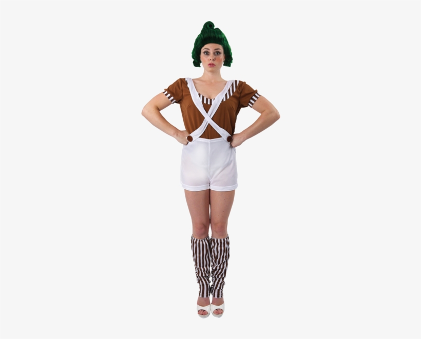 Download Women's Oompa Loompa Costume - Cute Oompa Loompa Costume - HD ...
