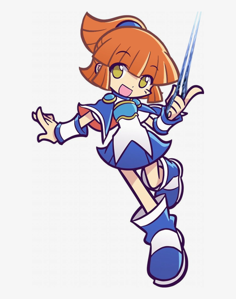 Theofficial Ess - Arle Puyo Puyo Tetris Transparent PNG - 599x960 ...