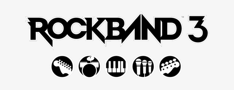 Download Rock Band - Rock Band 3 Logo - HD Transparent PNG - NicePNG.com
