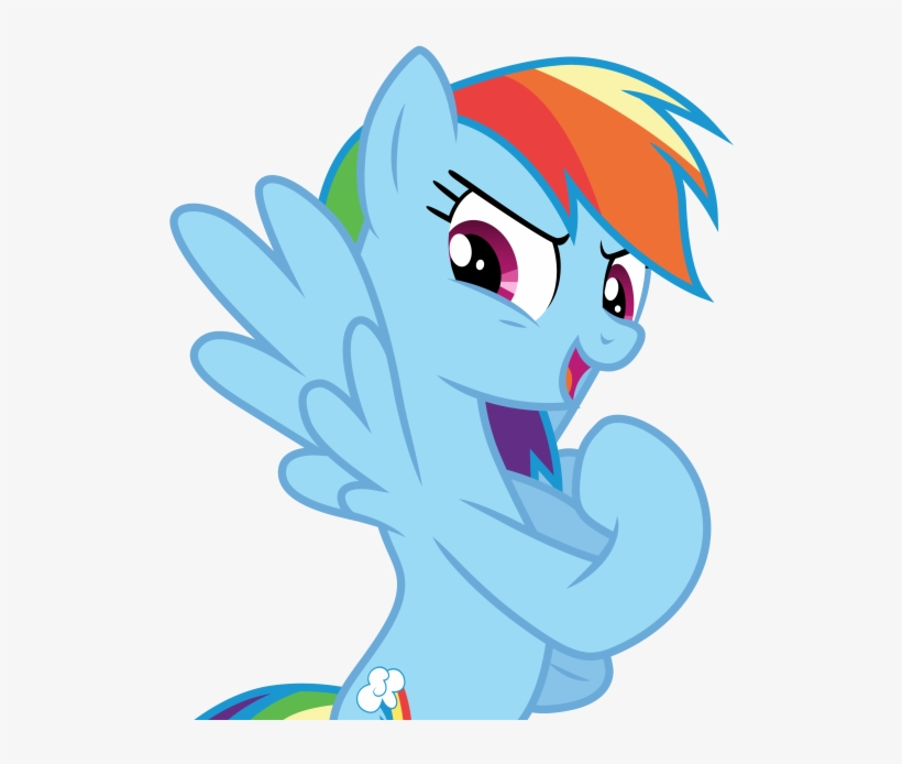 Rainbow Dash Vector Standing