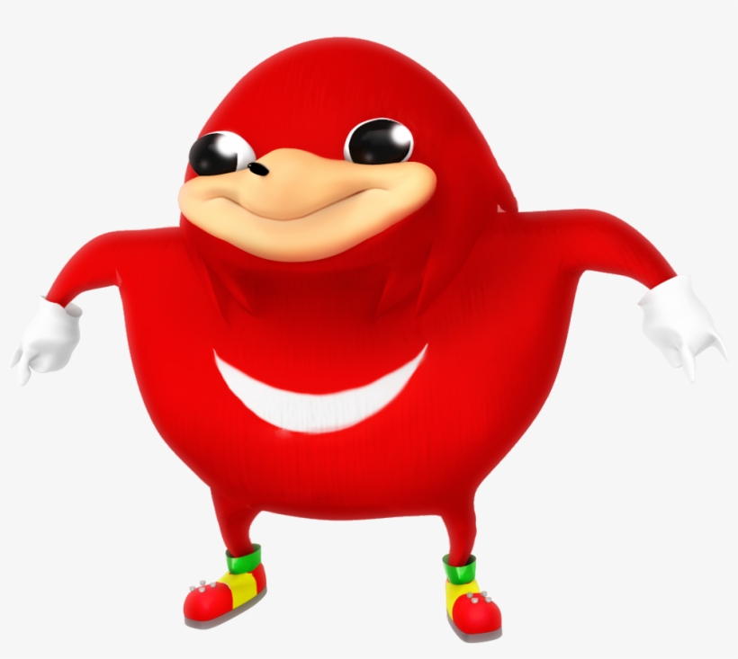 Knuckles Uganda Clan Meme Render, I Caved In, Sorry - Ugandan Knuckles ...
