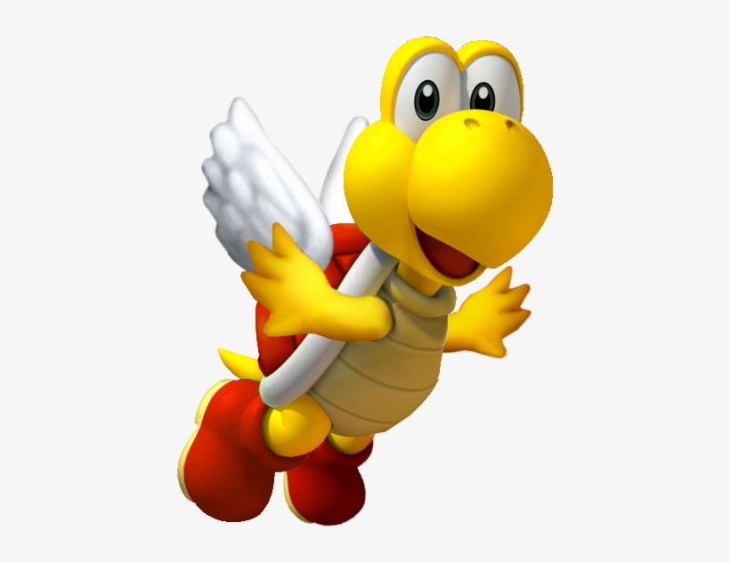 Mario Kart 8 - Mario Paratroopa Transparent PNG - 430x566 - Free ...