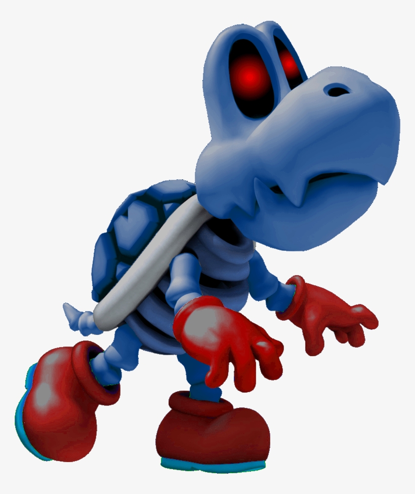 Download Super Mario Gold Dry Bones - HD Transparent PNG - NicePNG.com