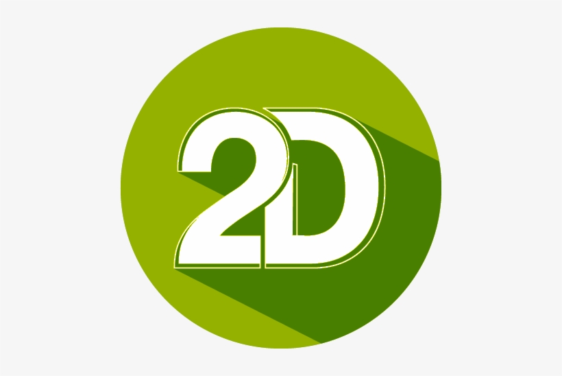 Download 2d Art Services - 2 D Logo - HD Transparent PNG - NicePNG.com