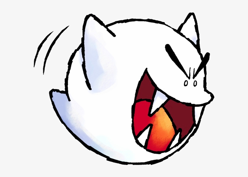 Bigger Boo Artwork - Yoshi's Island Bigger Boo Transparent PNG ...