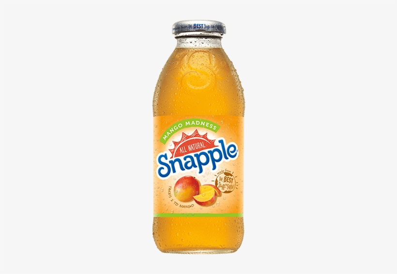 Snapple Mango Madness Juice Drink - Snapple Mango Madness Transparent ...