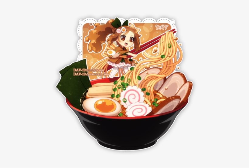 Ramen-chan - Chibi Food Dav 19 Transparent PNG - 500x473 - Free ...
