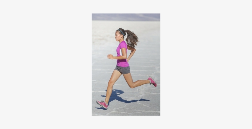 Runner Sprinting On Trail Run Poster • Pixers® • We - Motivational Half ...